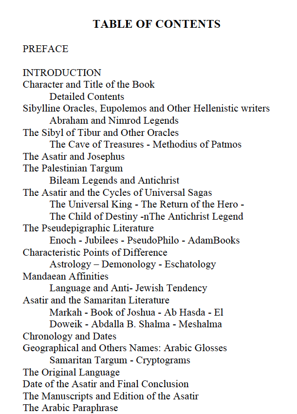 The Asatir – Sacred Word Publishing