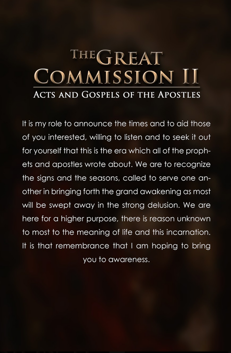 The Great Commission II: The Acts and Gospels of the Apostles – Sacred ...